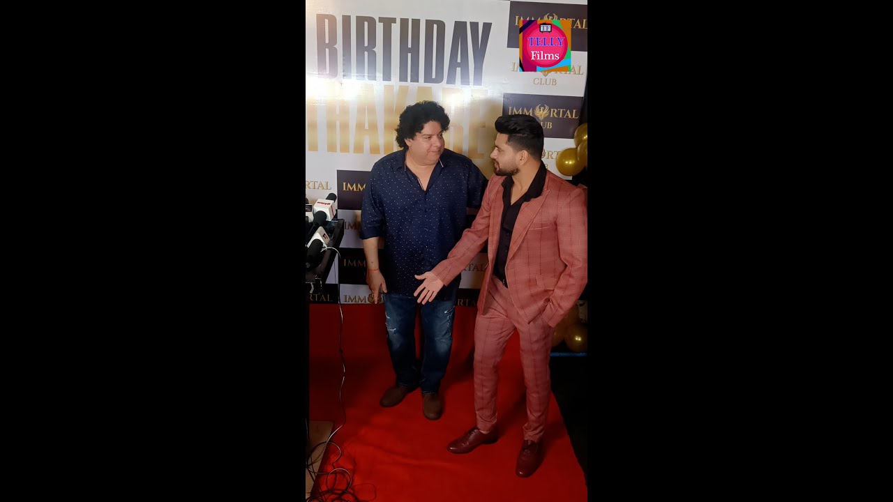 Shiv Thakare With Sajid Khan Reached To Cele Brate His Birthday # ...
