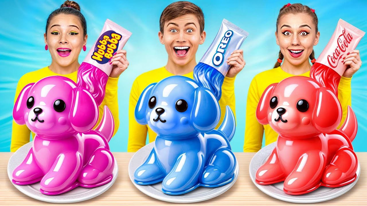 Eating Only ONE COLOR Food for 24 Hours Challenge | Olala - YouTube