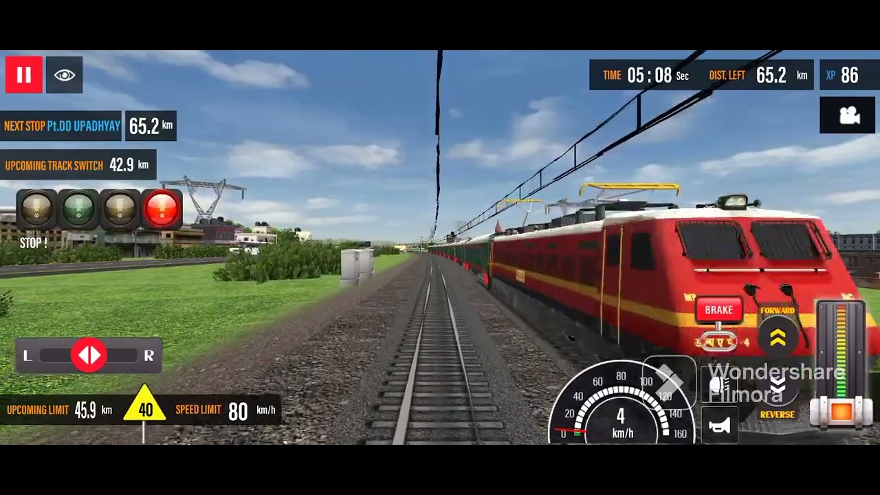virtual train travelling from dindayal upadhay station 🚉 - YouTube