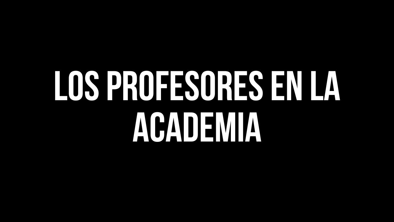 ¿TU PROFE ENSEÑA DE VERDAD? - YouTube
