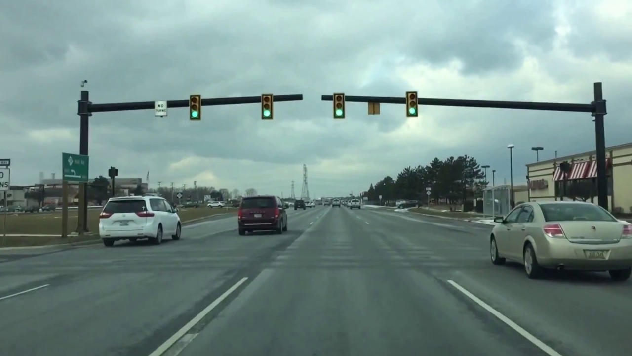 Driving from Macomb, Michigan to Warren, Michigan - YouTube