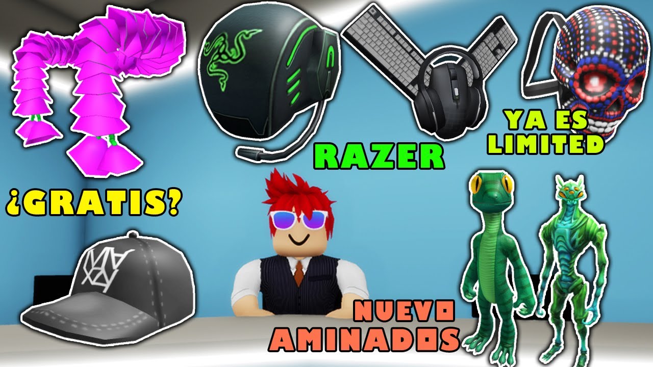 NOTICIAS DE ROBLOX - NUEVOS ÍTEMS FILTRADOS, RAZER EN ROBLOX, CARAS ...