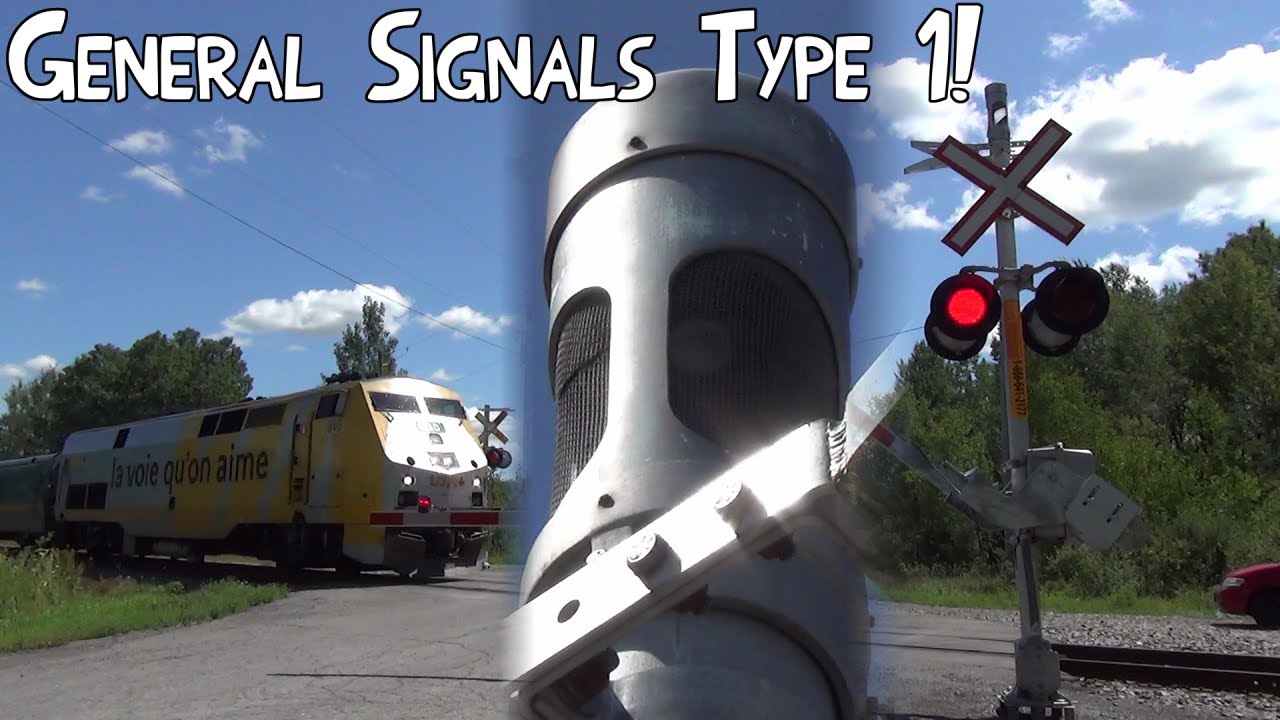 (General Signals Type 1!) Railroad Crossing on Hall Rd. (Ottawa, ON ...