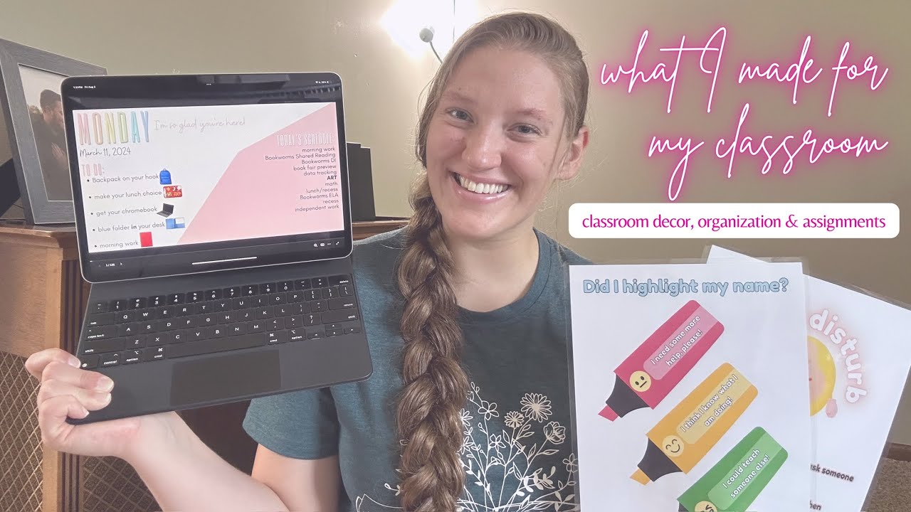 WHAT I MADE FOR MY CLASSROOM | classroom decor, organization ...