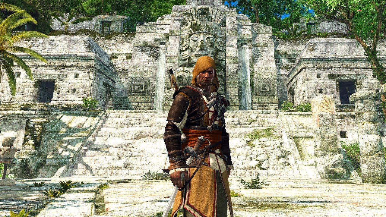 Assassin's Creed 4 Black Flag - Tulum Free Roam & Exploration 4K ...