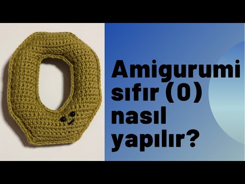Amigurumi sıfır rakamı nasıl yapılır? | Amigurumi rakamlar