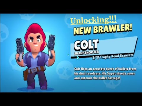 Unlocking Colt for some Wins (Brawl Stars) - YouTube
