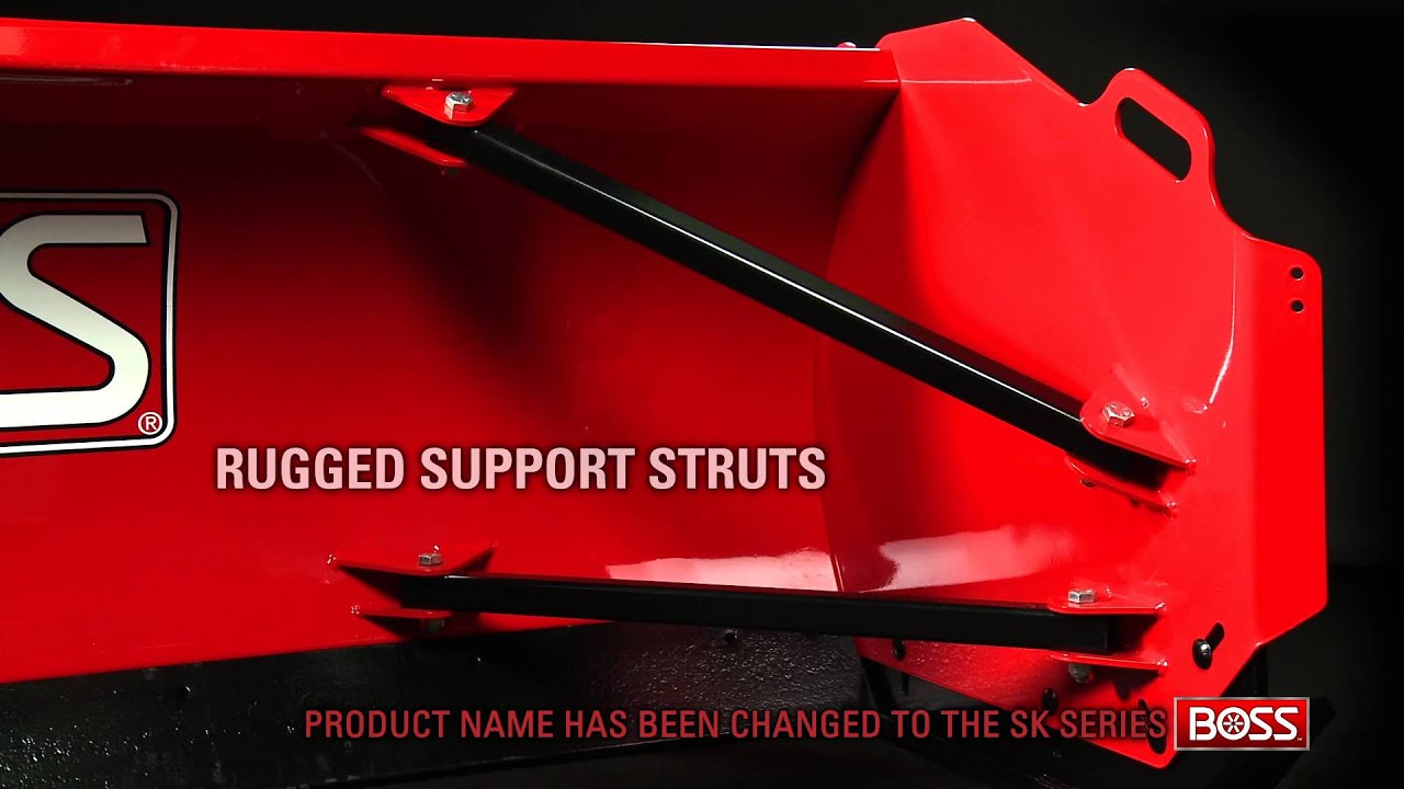 BOSS B8 Box Plow (SK Series) - YouTube