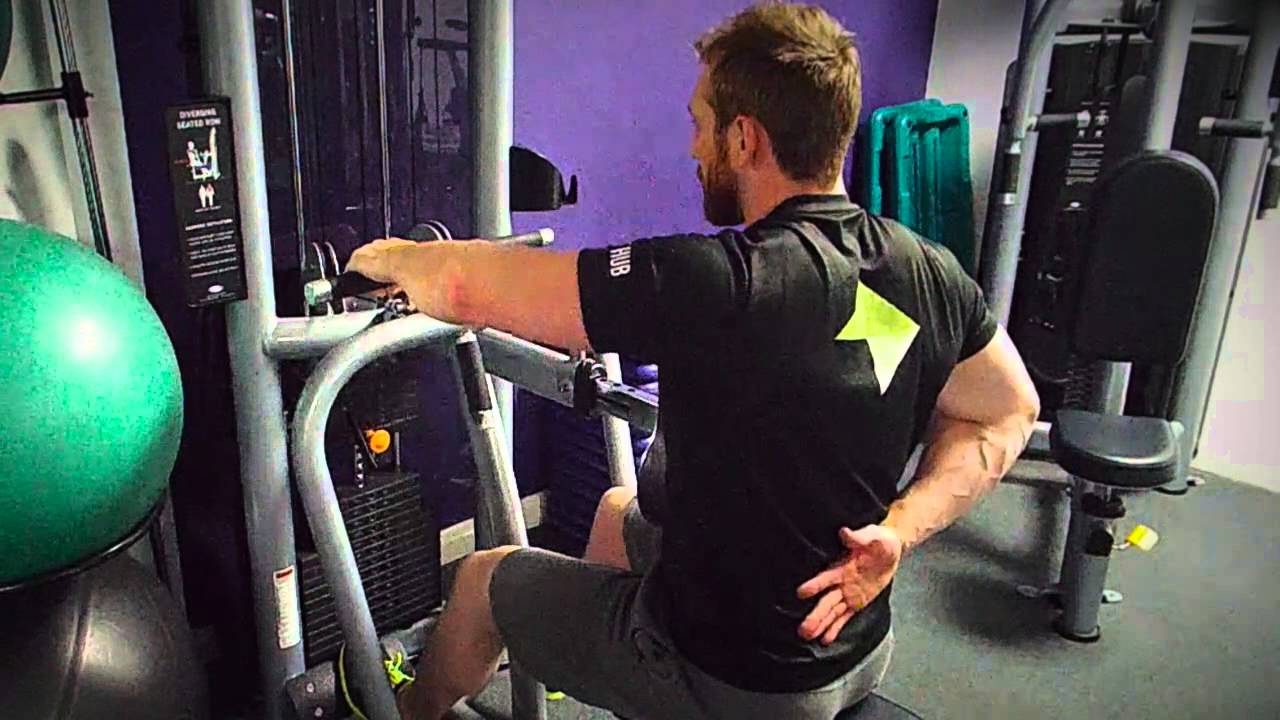 One-Arm Seated Row Machine (Overhand Grip) - YouTube
