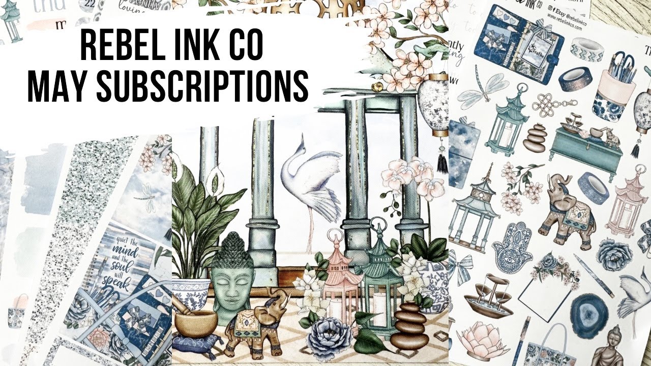 Unboxing ALL MAY 2023 Rebel ink co SUBSCRIPTIONS and my exclusive ...
