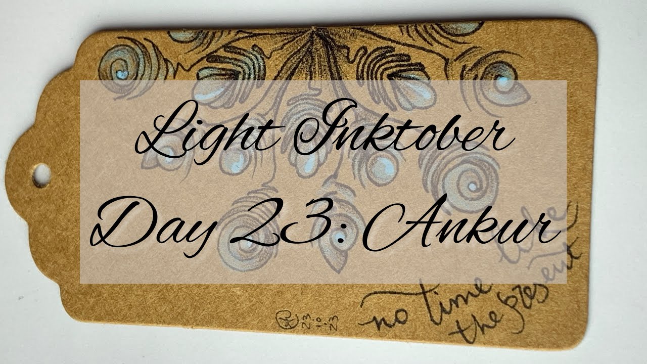 Day 23 of Light Inktober: pattern Ankur - YouTube