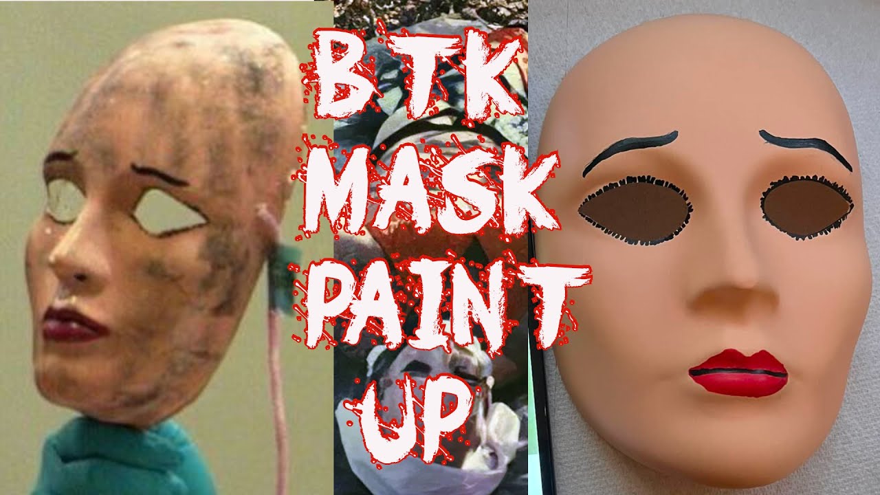 Dennis Rader BTK Mask Paint Up - YouTube