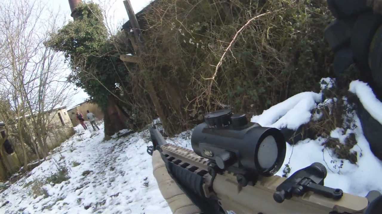 Gunman Airsoft Tuddenham 26/01/13 Headcam Footage PT.1: Combat IN THE ...