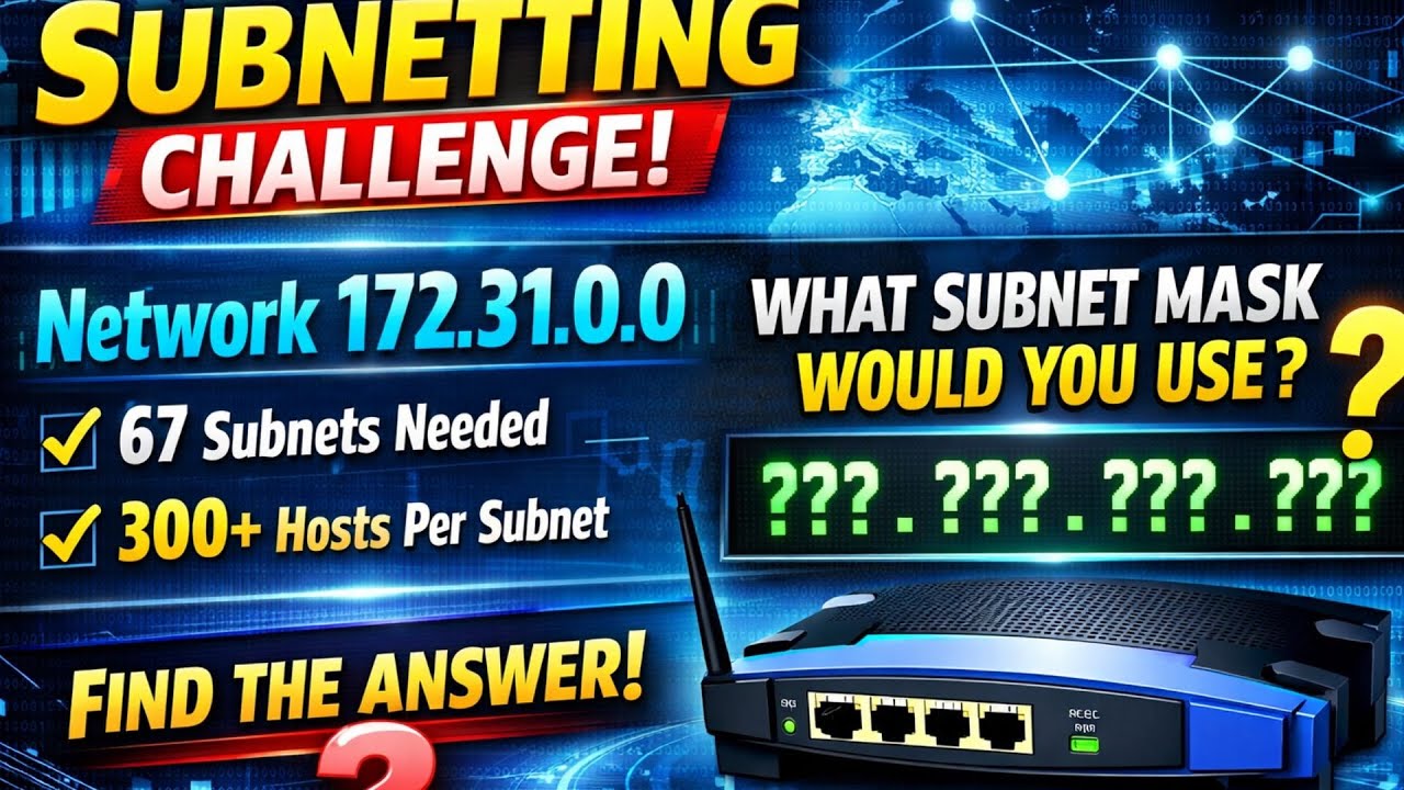 Subnetting Made Easy: Choosing the Right Subnet Mask for 172.31.0.0 ...