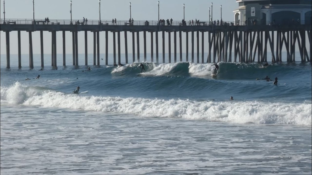 Huntington Beach, CA, Surf, 10/29/2022 AM - Part 2 - YouTube