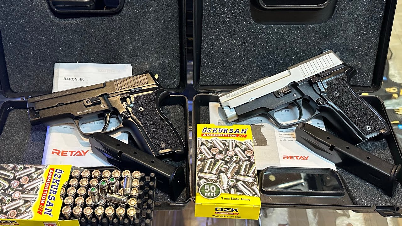 SIGSAUER P228 RETEY BARON HK ทดสอบปืนแบลงค์กันงานตุรกีปืนยิงเสียงเปล่า ...