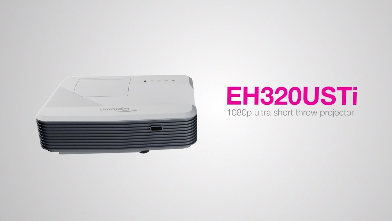 EH320USTi - 1080p ultra short throw interactive projection - YouTube