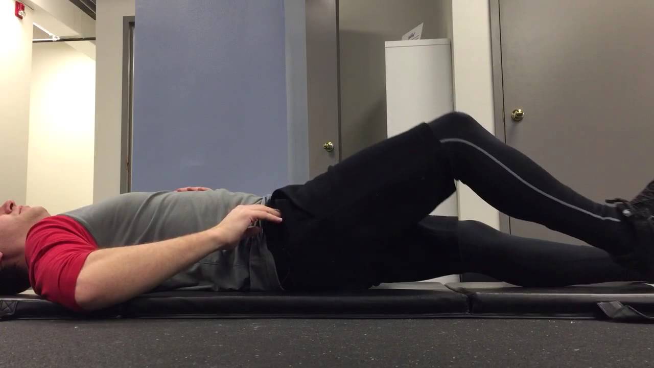 Psoas activation with TFL and quad inhibition - YouTube