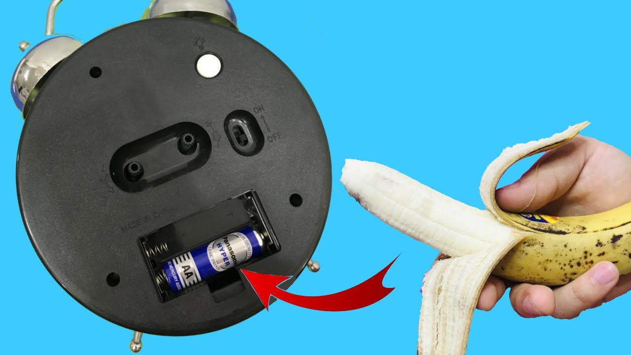 Strengthen the battery with banana tablets ! Save on buying batteries!! - YouTube