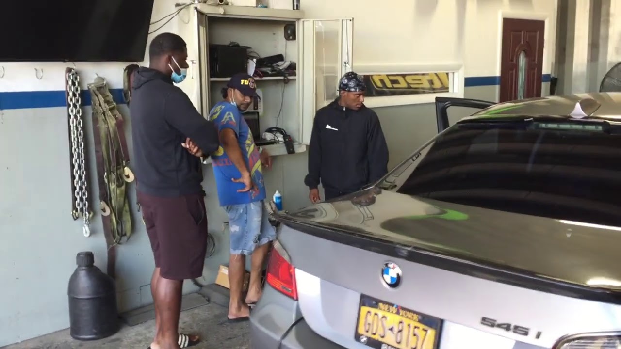 BMW 04 545I SMG DYNO RUN (TUNED) - YouTube