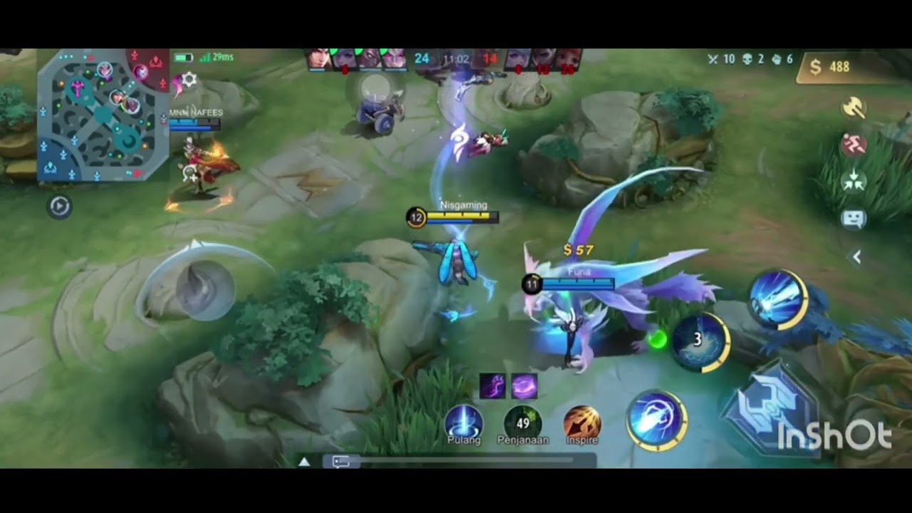 18 kill +Maniac : mobile - gameplay layla late game - YouTube