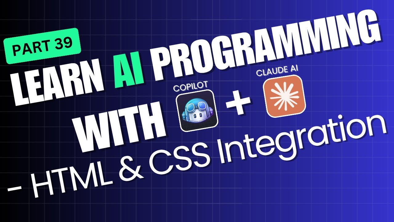 Part 39: HTML & CSS Integration | Inline, Internal & External CSS - YouTube