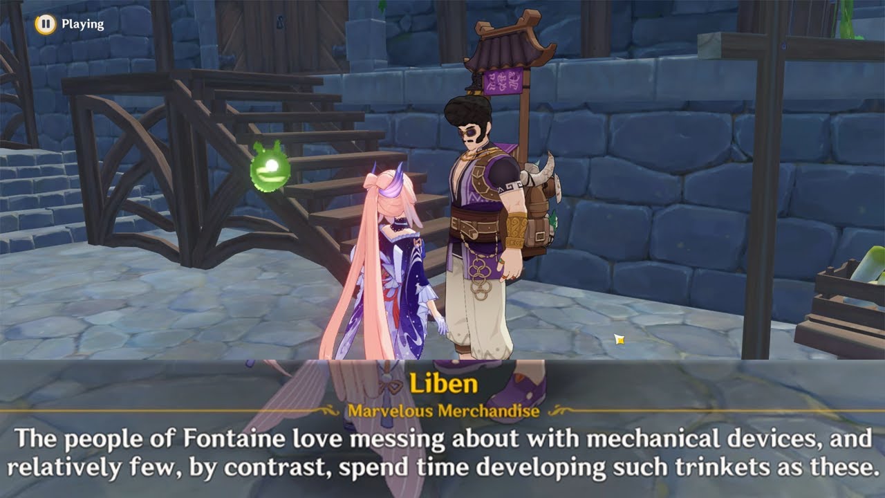 Genshin Impact - Liben Talks About Fontaine - YouTube