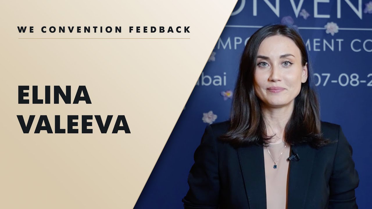 Elina Valeeva | Feedback on WE Convention - YouTube