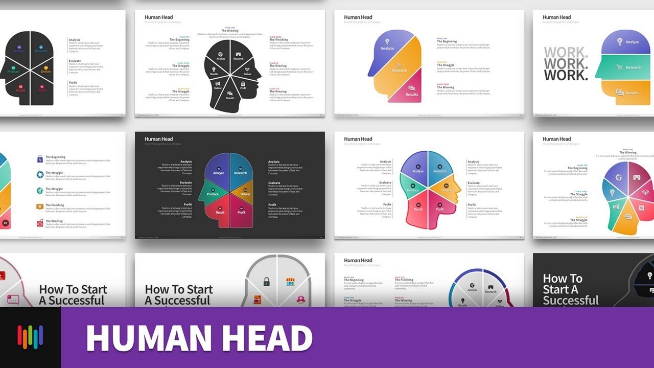 Human Head Shapes PowerPoint Templates - YouTube