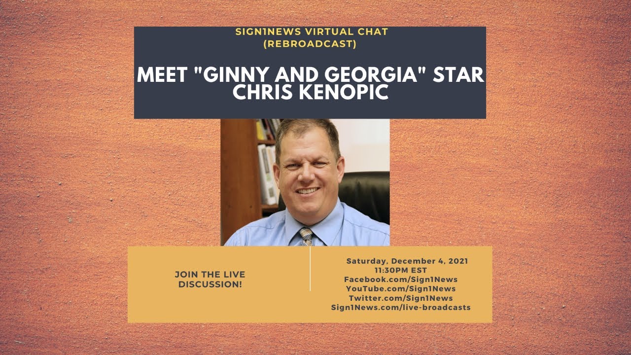 (Rebroadcast) Sign1News Virtual Chat: Meet "Ginny and Georgia" star ...