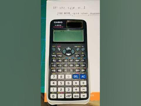 How to convert decimal to binary number using calculator || Learn with Nadim || CASIO fx-991EX ...