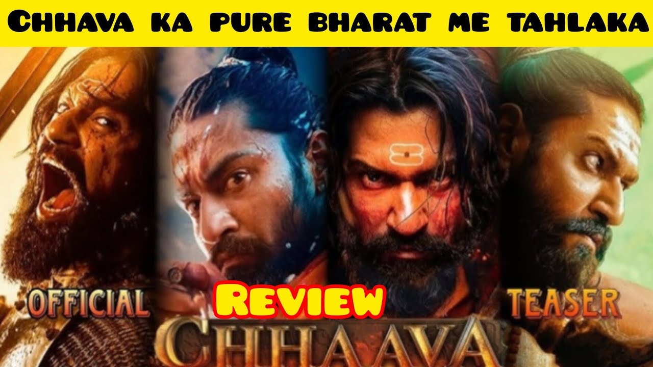Chhava trailer review reaction// Chhava release date #Chhava #trailer # ...