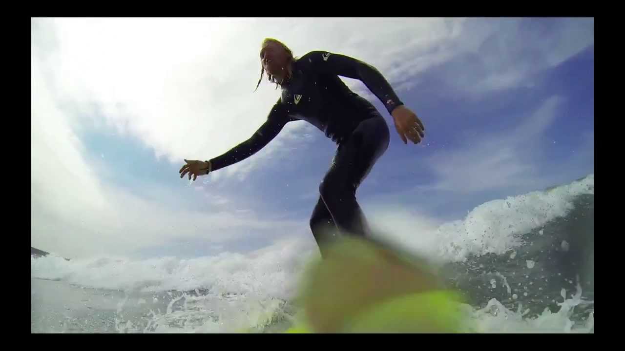 Surfing in Lorne - YouTube