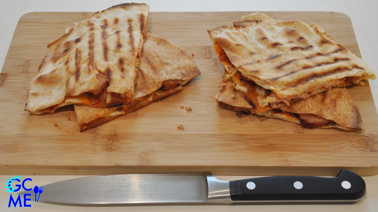 Cretan Grilled Pita Toast with Apaki (smoked cuts) - Κρητικό Ψητό Τοστ ...