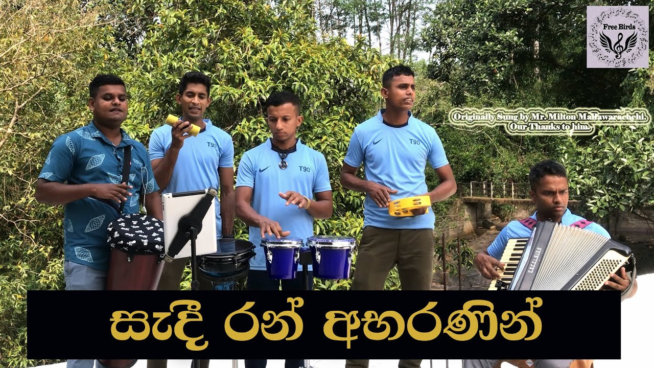 Sadee Ran Abaranin | සැදී රන් අභරණින් | Free Birds - YouTube