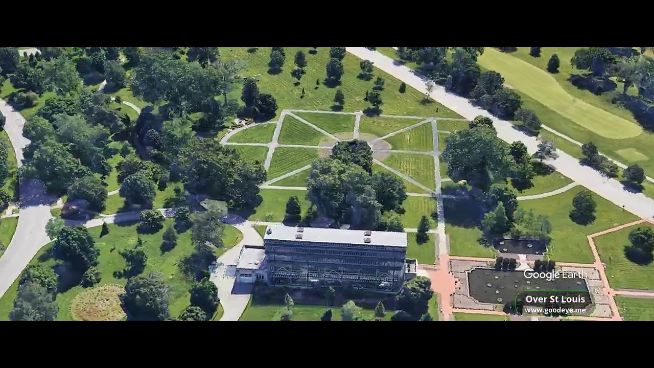 Virtual Drone Flyover of St. Louis's Forest Park in 4K - YouTube