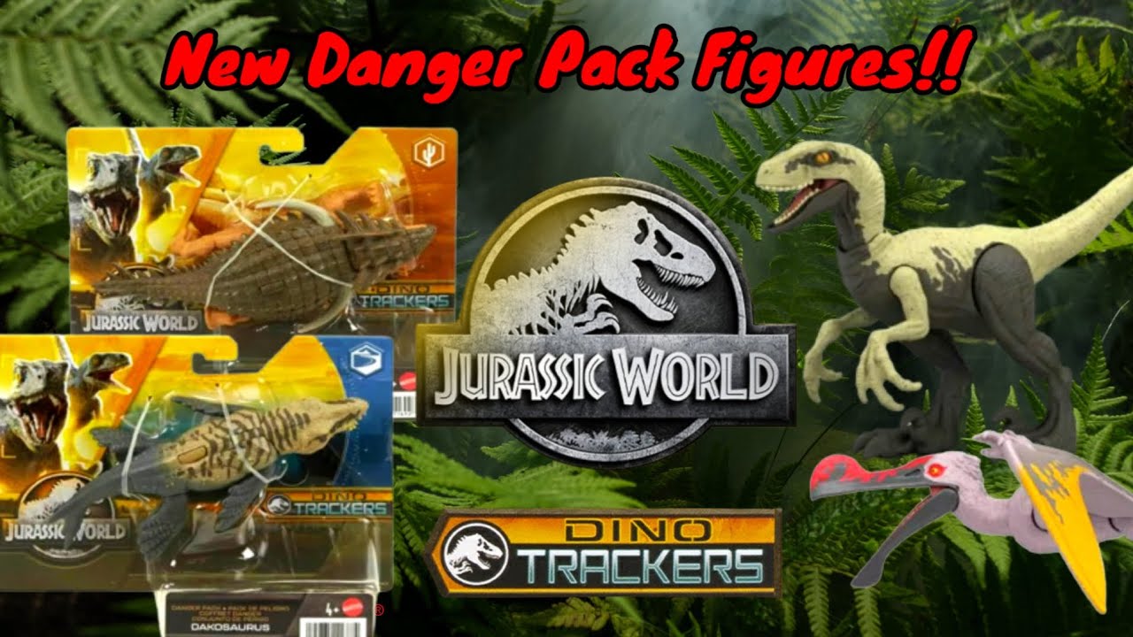 New Jurassic World Dino Trackers Danger Pack Images Revealed!! - YouTube