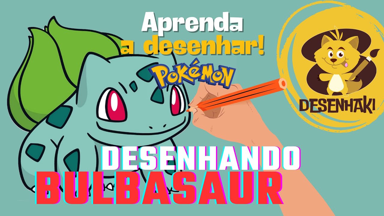 Aprenda a desenhar Bulbasaur - Learn to draw Bulbasaur [Pokémon 001 ...