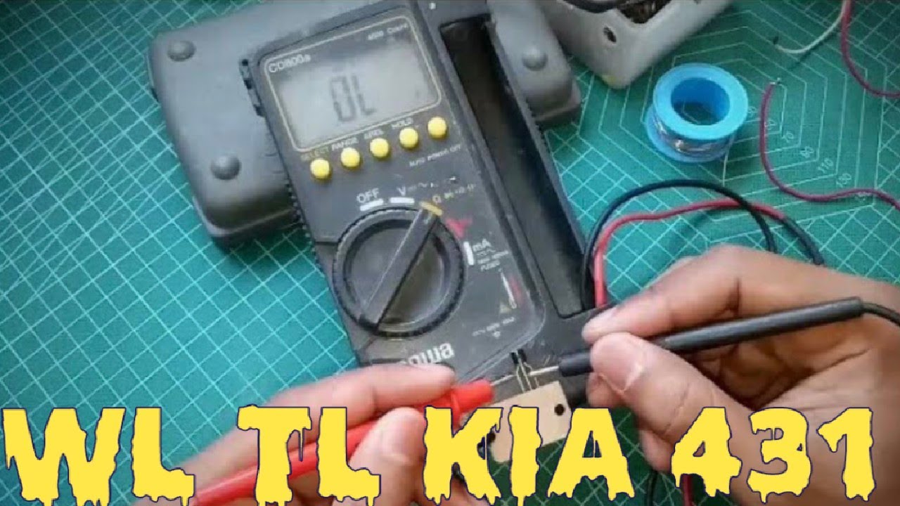 CARA CEK IC KIA431A/WL/TL - YouTube