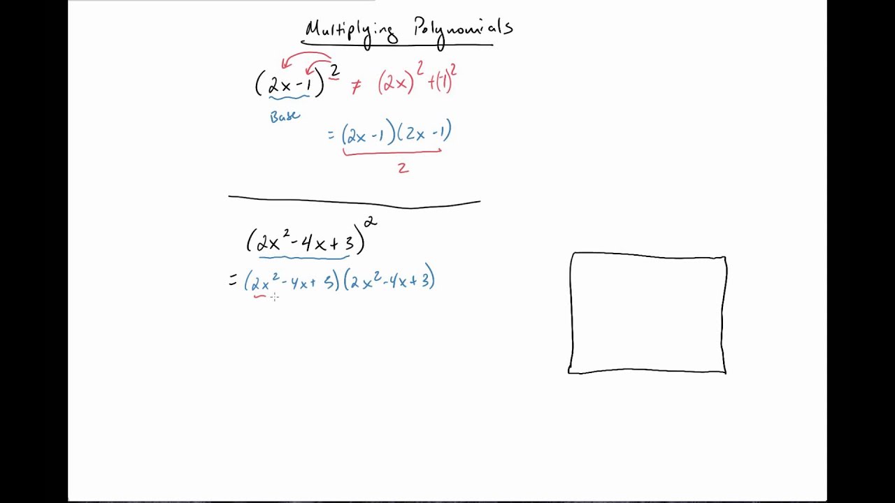 Perfect Square Polynomials YouTube Perfect Square Polynomials YouTube