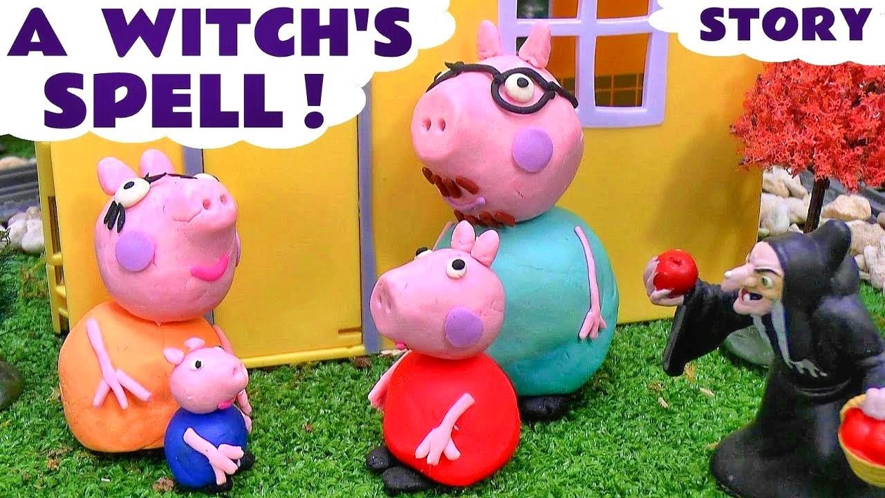 Peppa And The Witch Toy Story - YouTube