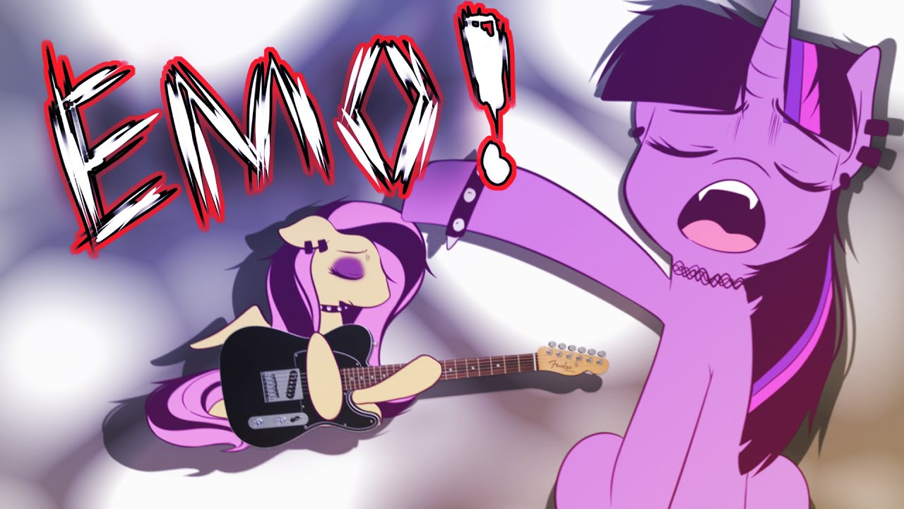 THEY'RE EMO!!! (MLP: Parody Animation) - YouTube