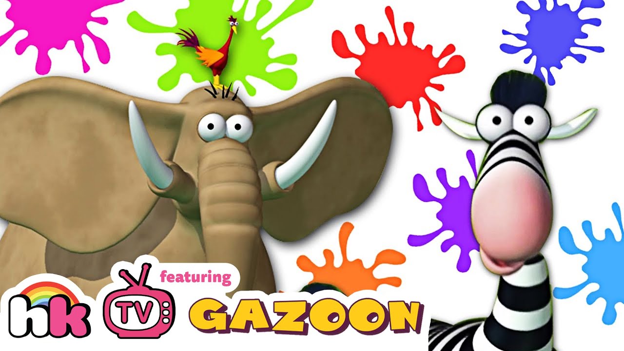 Gazoon | Playing with Color - Holi Special | Funny Animal Cartoons For ...