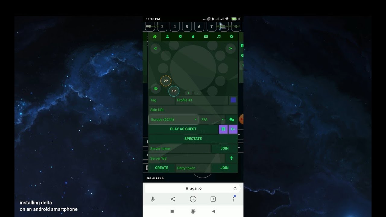 Installing Delta Agar extension on Android - YouTube