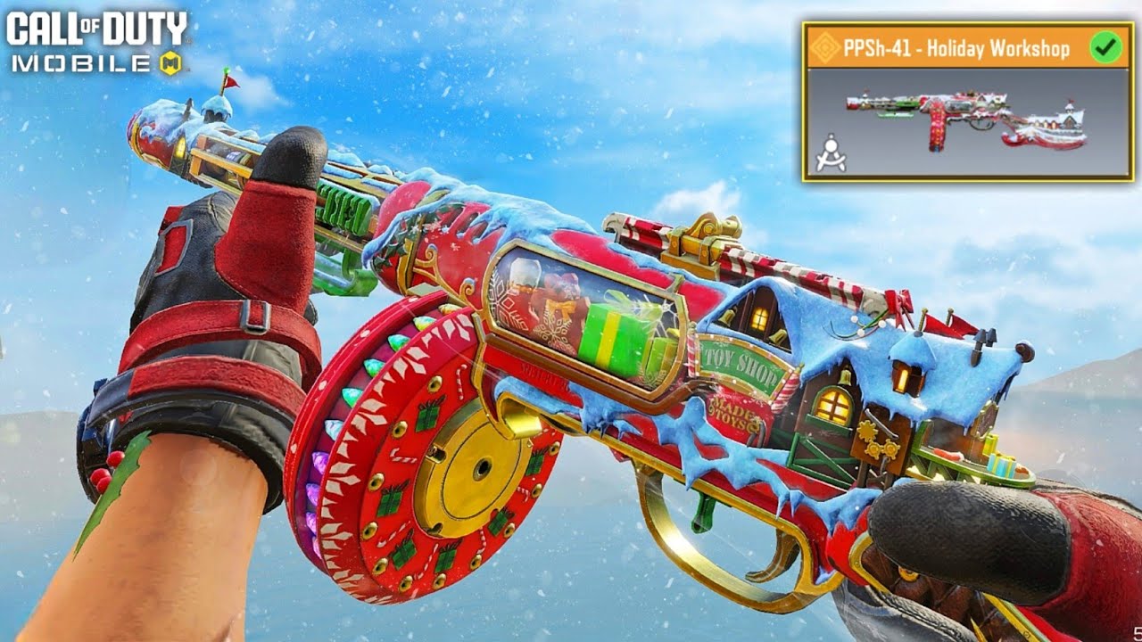 New PPSh-41 Holiday Workshop is one of the most detailed Legendary in ...