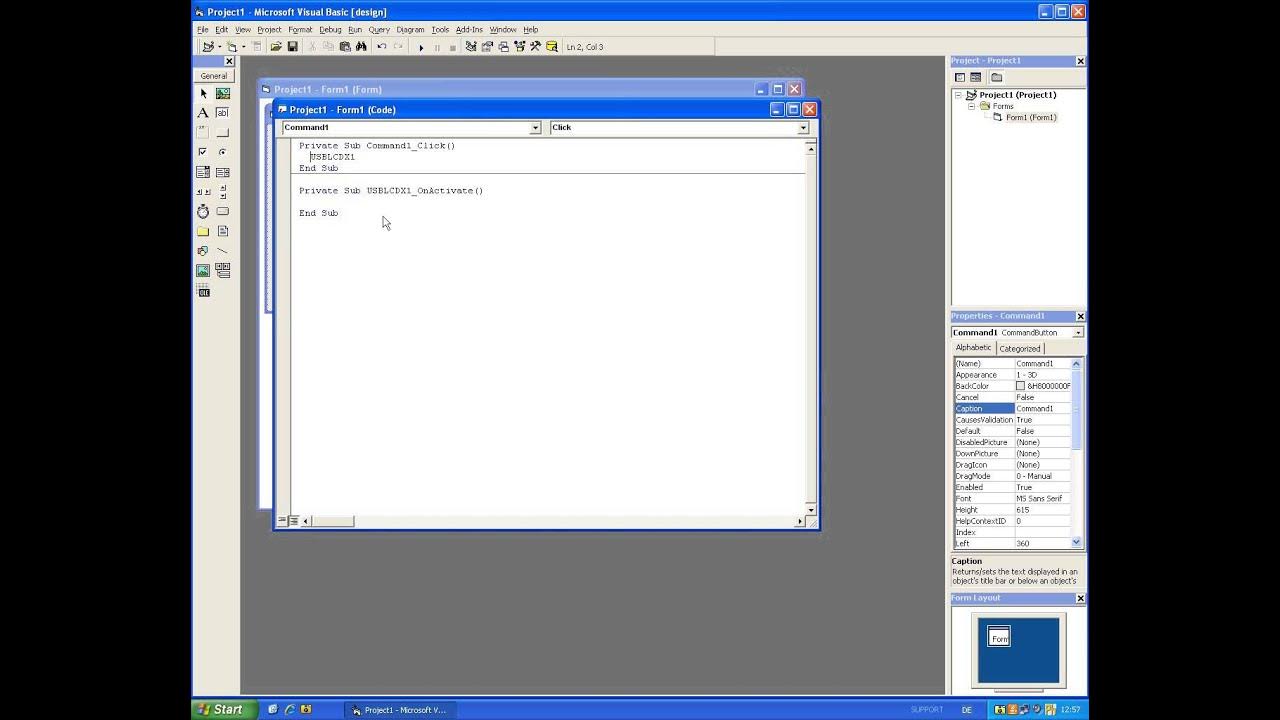 ActiveX in Visual Basic 6 (VB6) - YouTube