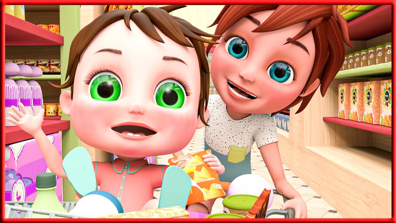 The Grocery Store 🍌+ More Nursery Rhymes & Kids Songs | Bmbm Preschool Cartoon - YouTube