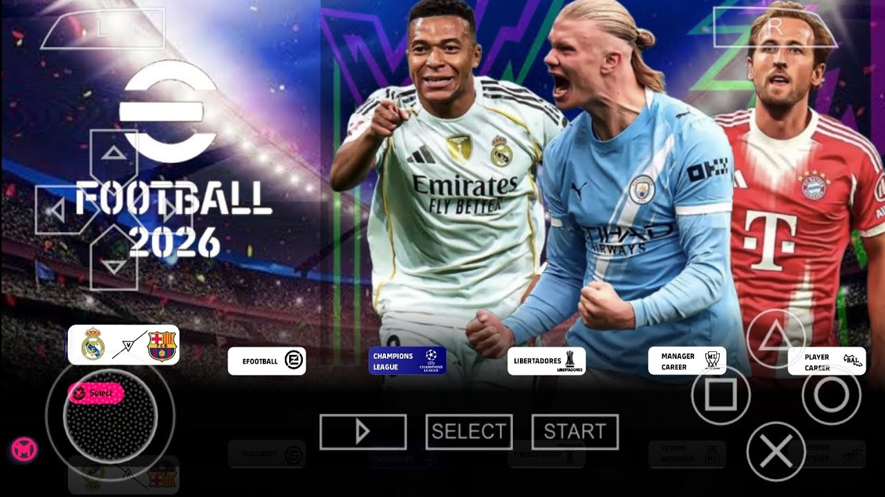 eFootball PES 2026 PPSSPP ORIGINAL ISO DOWNLOAD PES 2026 PSP FULL KITS ...