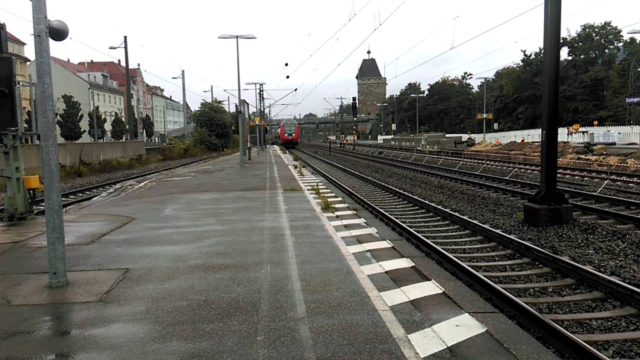Durchfahrt IRE mit BR146.2 nach Stuttgart - YouTube