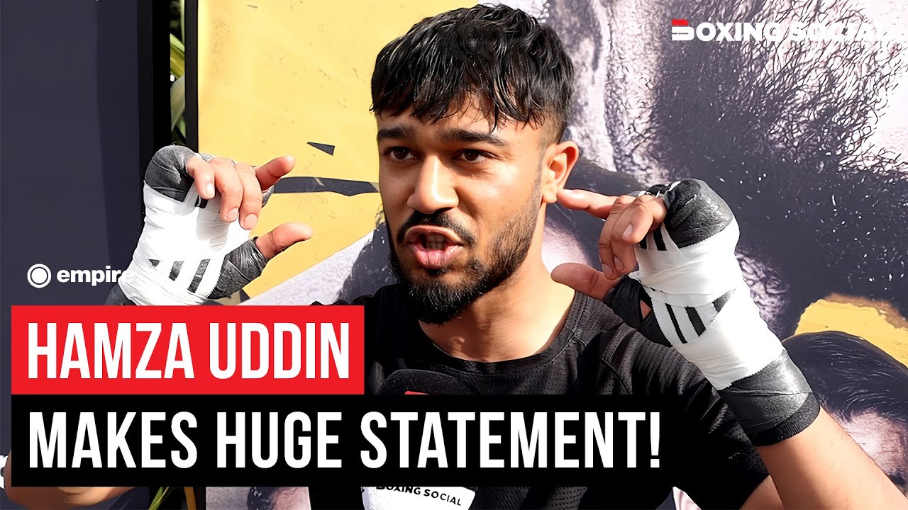 “I’M THE NEXT GERVONTA DAVIS!” Hamza Uddin Makes BOLD Statement - YouTube